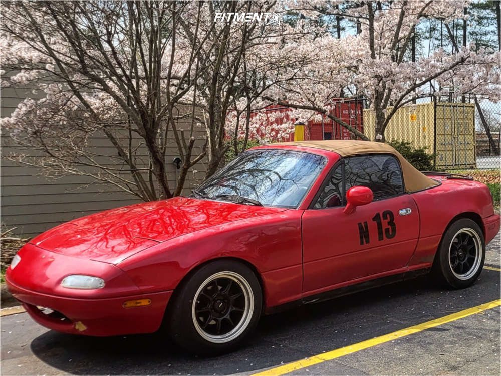 1992 Mazda MX-5 Miata Base with 15x9 Konig Countergram and Nitto 225x45 ...