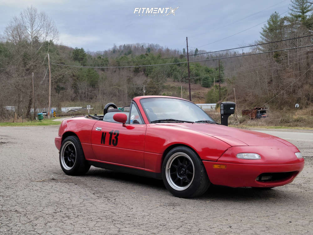 1992 Mazda MX-5 Miata Base with 15x9 Konig Countergram and Nitto 225x45 ...