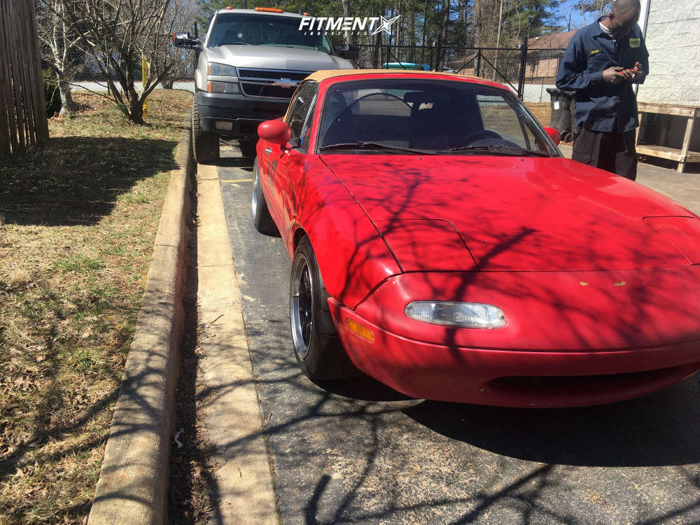 1992 Mazda MX-5 Miata Base with 15x9 Konig Countergram and Nitto 225x45 ...