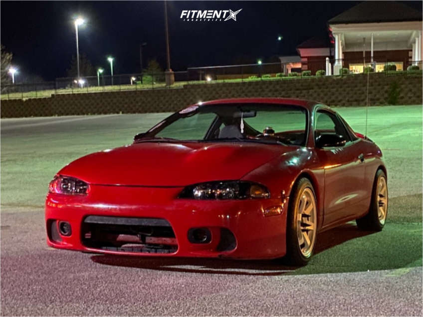 1998 Mitsubishi Eclipse RS with 17x8 AVID1 AV6 and Falken 225x45 on ...