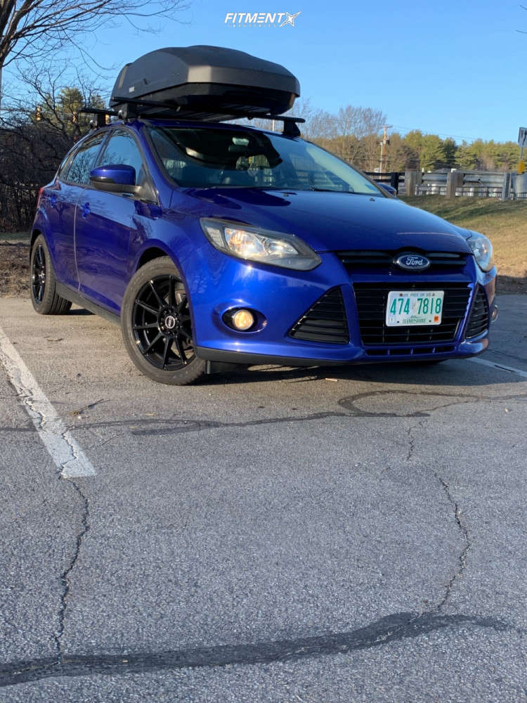 2013 Ford Focus Titanium with 17x7 Tuners D10 and Kelly 215x50 on Stock ...