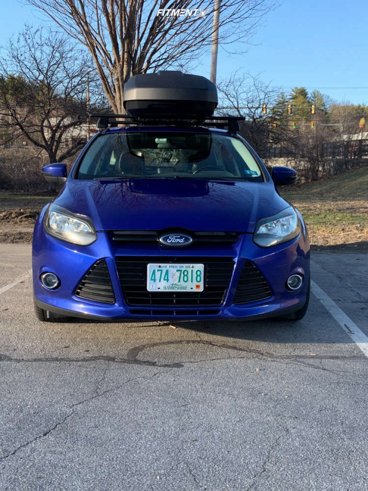 2013 Ford Focus Titanium with 17x7 Tuners D10 and Kelly 215x50 on Stock ...