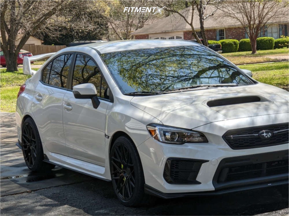 2020 Subaru WRX STI Base with 19x9.5 Rohana Rfx10 and Michelin 255x35 on Stock Suspension ...