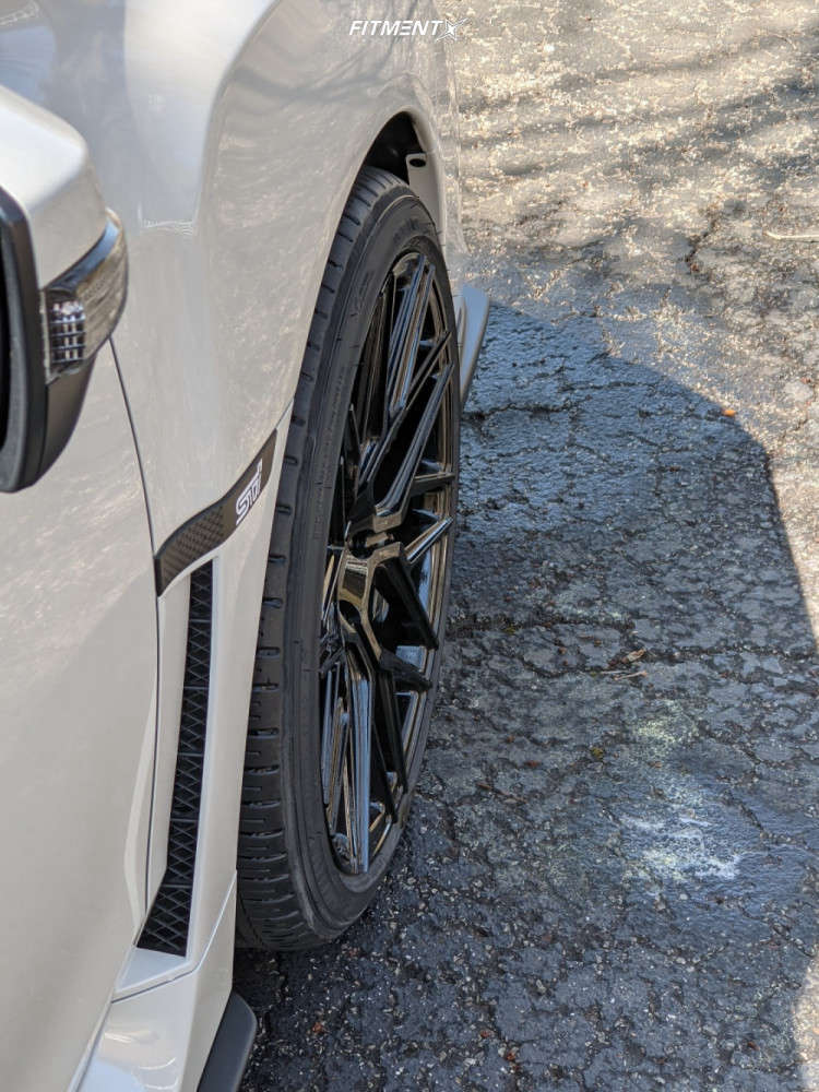 2020 Subaru WRX STI Base with 19x9.5 Rohana Rfx10 and Michelin 255x35 on Stock Suspension ...