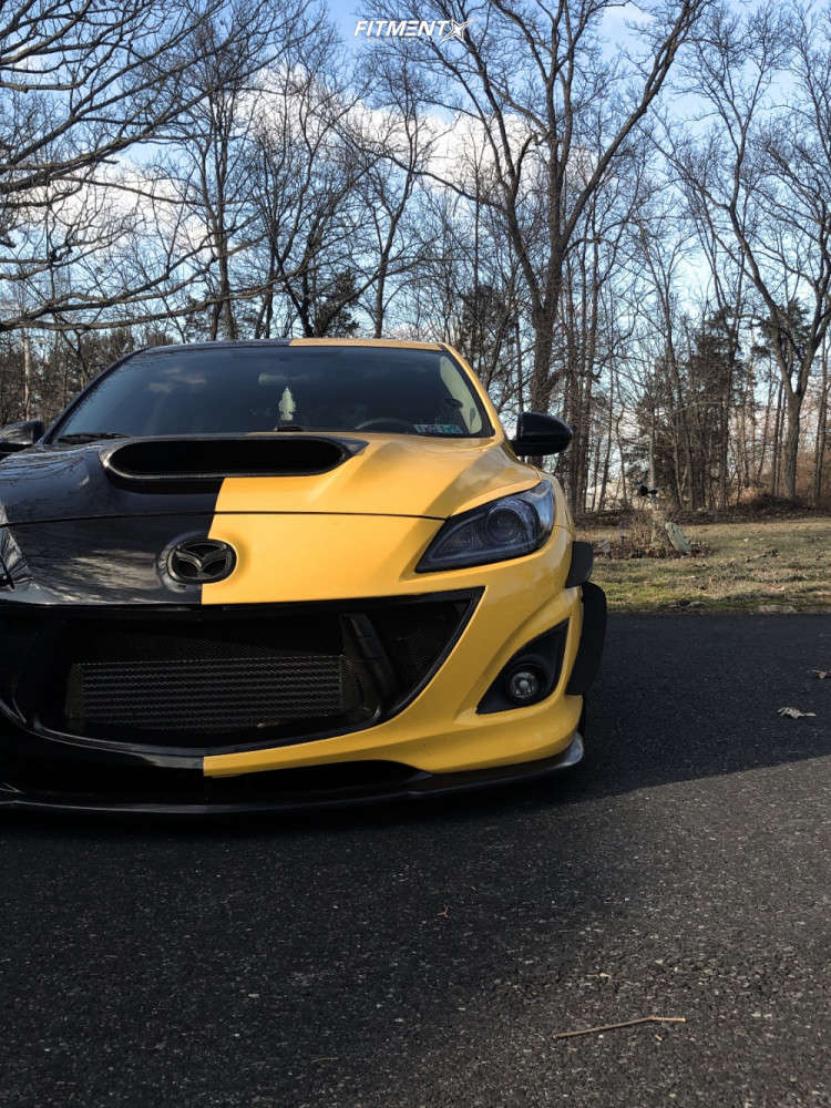 2012 Mazda 3 Mazdaspeed with 18x8.5 ESR Sr07 and Achilles 215x35 on ...