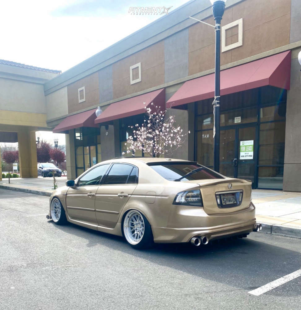 2005 Acura TL Base with 18x9.5 Aodhan Ds06 and Delinte 225x40 on ...