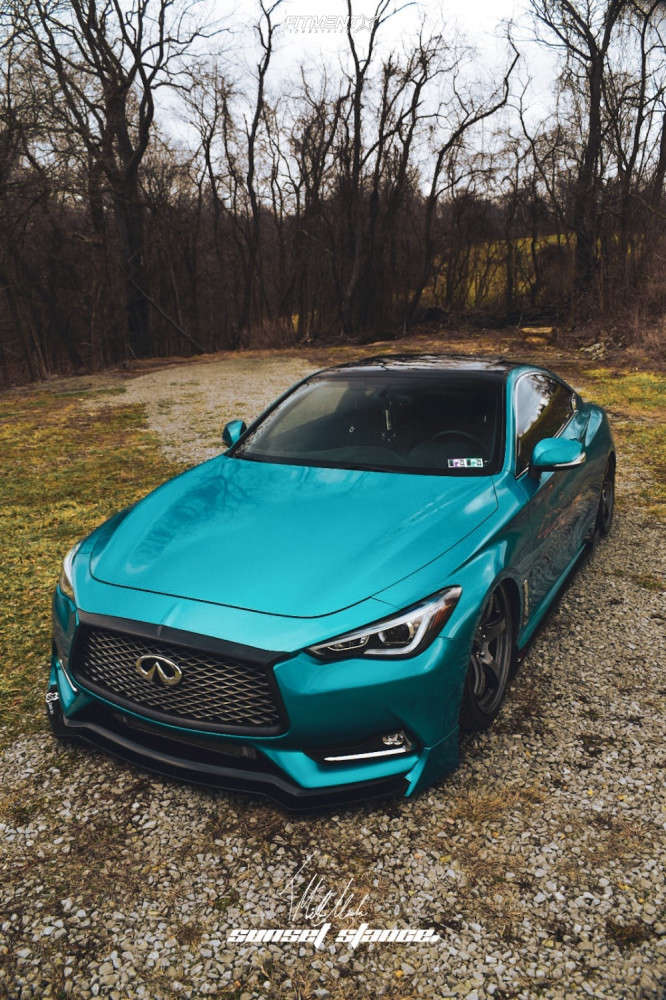 2017 INFINITI Q60 Premium with 19x9.5 Gram Lights 57cr and Hankook ...