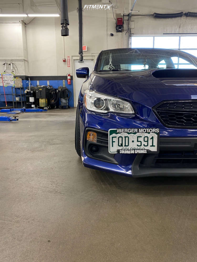 2019 Subaru WRX Base with 18x10.5 ESR Sr13 and Achilles 235x40 on ...