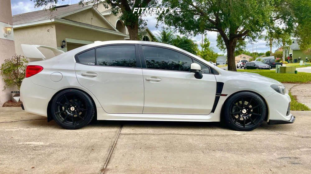 2015 Subaru WRX Base with 18x9.5 TSW Interlagos and Nankang 255x40 on ...