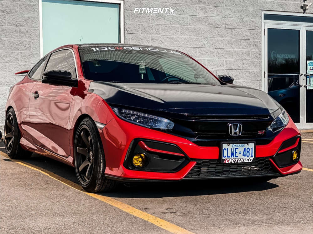 2020 Honda Civic Si with 18x9.5 Superspeed Rf06rr and Goodyear 235x40 ...