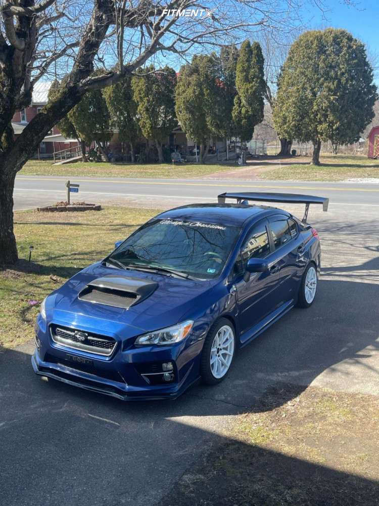 2015 Subaru WRX Base with 18x9.5 Option Lab R716 and Achilles 265x35 on ...