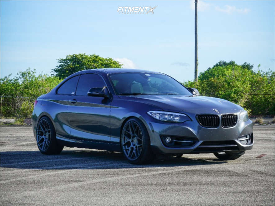 2016 BMW 228i Base with 19x8.5 Aodhan Ls002 and Firestone 225x40 on ...