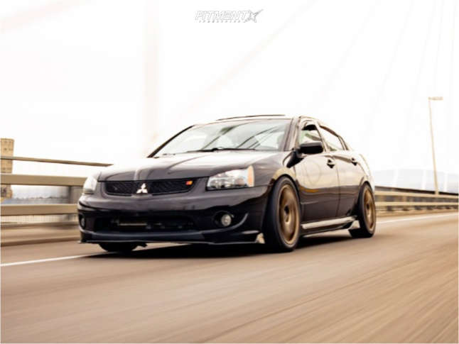 2007 Mitsubishi Galant Ralliart with 18x8 AVID1 AV20 and Goodyear ...