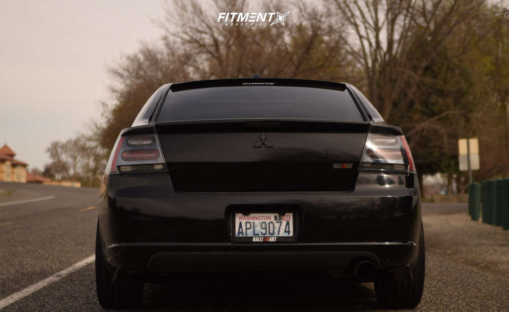 2007 Mitsubishi Galant Ralliart with 18x8 AVID1 AV20 and Goodyear ...