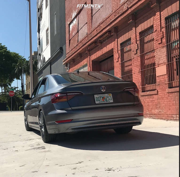 2019 Volkswagen Jetta S with 18x8.5 Rotiform Buc and Firestone 225x40 ...