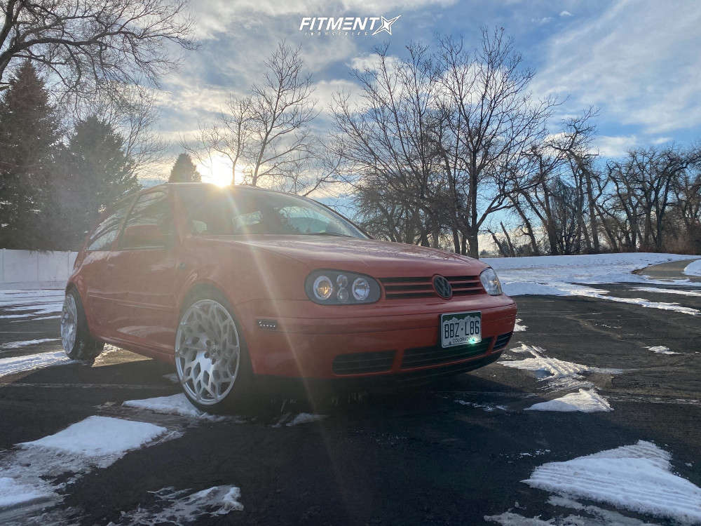 2000 Volkswagen Golf GTI GLX with 18x8.5 WatercooledIND MD1 and ...