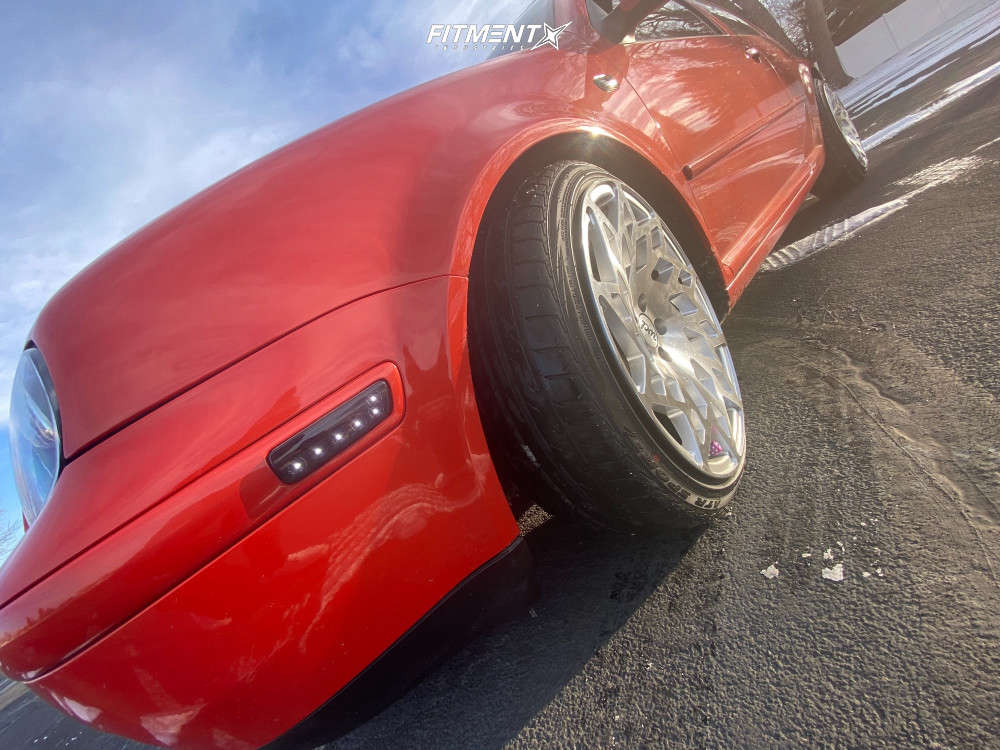 2000 Volkswagen Golf GTI GLX with 18x8.5 WatercooledIND MD1 and ...