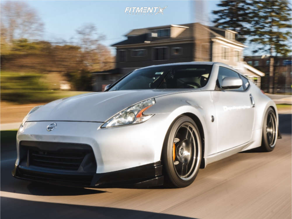 2009 Nissan 370Z Base with 19x9.5 ESR Rf2 and BFGoodrich 245x35 on ...