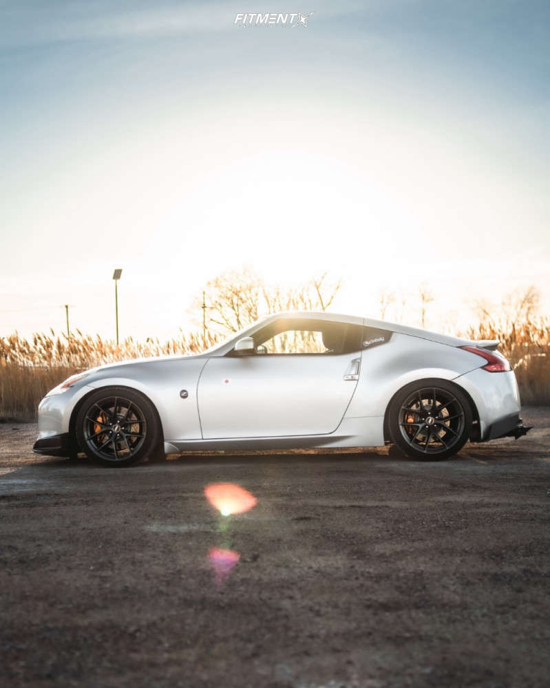 2009 Nissan 370Z Base with 19x9.5 ESR Rf2 and BFGoodrich 245x35 on ...