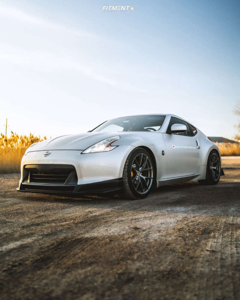 2009 Nissan 370Z Base with 19x9.5 ESR Rf2 and BFGoodrich 245x35 on ...