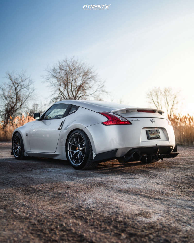 2009 Nissan 370Z Base with 19x9.5 ESR Rf2 and BFGoodrich 245x35 on ...