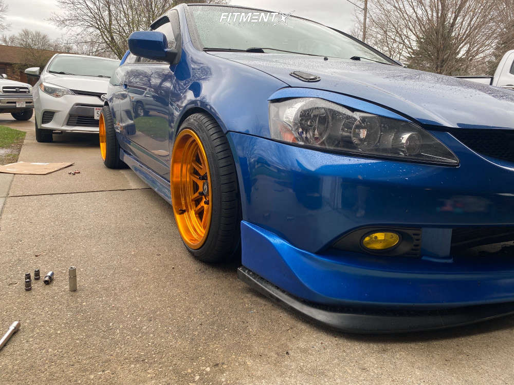 2002 Acura RSX Type-S with 17x9 Cosmis Racing Xt-206r and Achilles ...