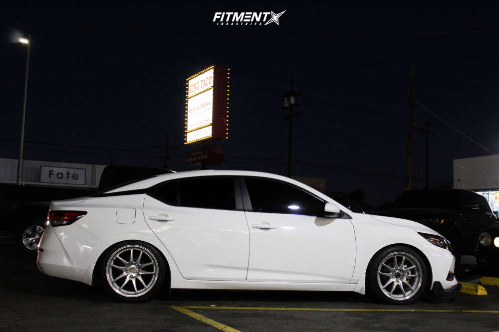 2020 Nissan Sentra S with 18x8.5 Aodhan Ds02 and Federal 225x40 on ...