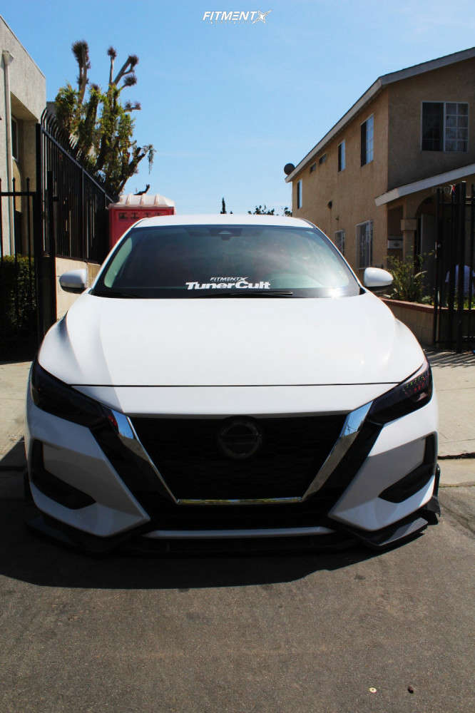 2020 Nissan Sentra S with 18x8.5 Aodhan Ds02 and Federal 225x40 on ...