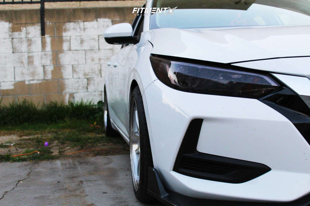 2020 Nissan Sentra S with 18x8.5 Aodhan Ds02 and Federal 225x40 on ...