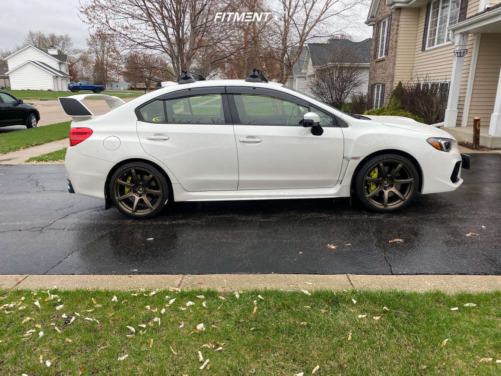 2020 Subaru WRX STI Base with 19x9.5 Work Emotion T7r and Yokohama ...