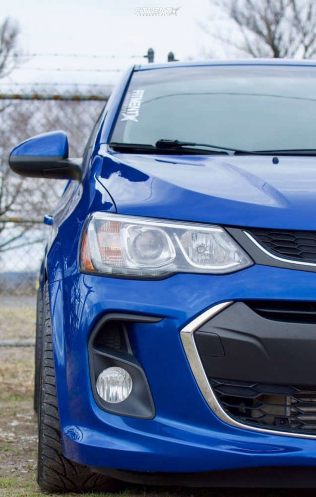 2017 Chevrolet Sonic RS with 17x7.5 Spec-1 Sp-53 and Federal 235x40 on ...