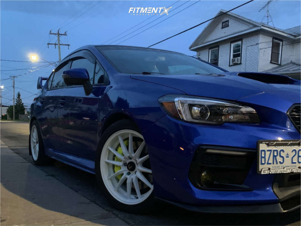2018 Subaru WRX STI Sport with 18x8.5 Cosmis Racing R1 and Michelin ...