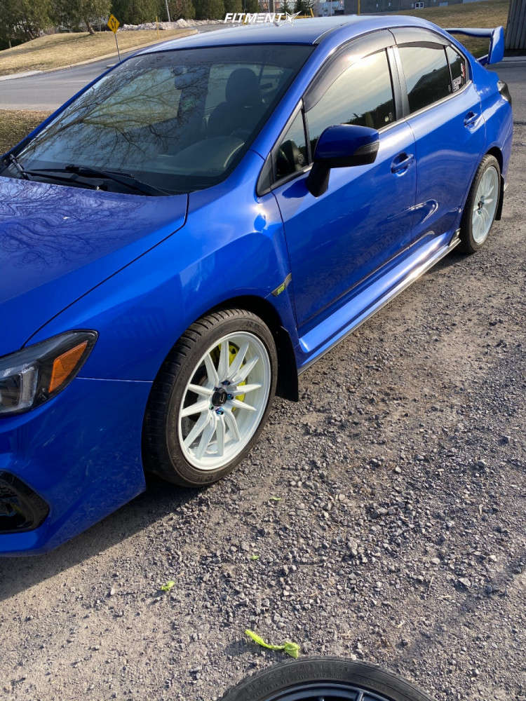 2018 Subaru WRX STI Sport with 18x8.5 Cosmis Racing R1 and Michelin ...