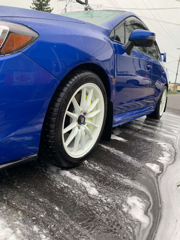 2018 Subaru WRX STI Sport with 18x8.5 Cosmis Racing R1 and Michelin ...