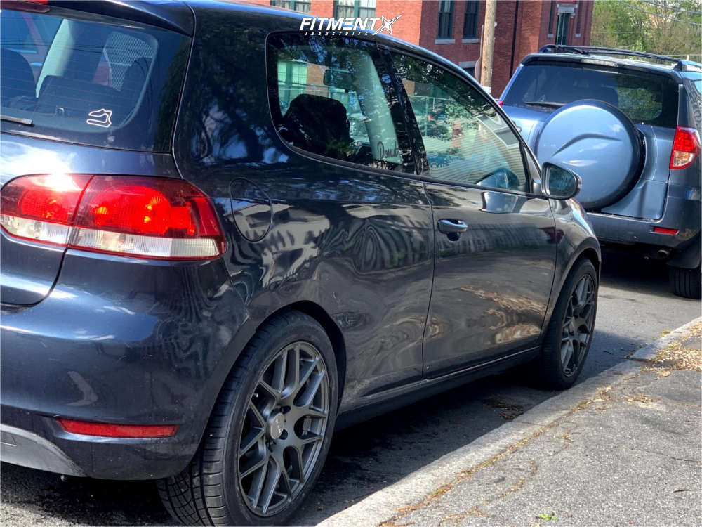 2012 Volkswagen Golf Base with 17x7.5 RTX Envy and Continental 225x45 ...