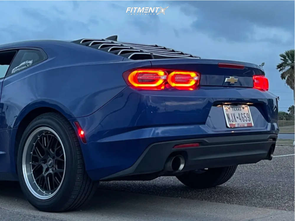 2020 Chevrolet Camaro LT with 18x9.5 ESR Cs11 and Goodyear 245x50 on ...