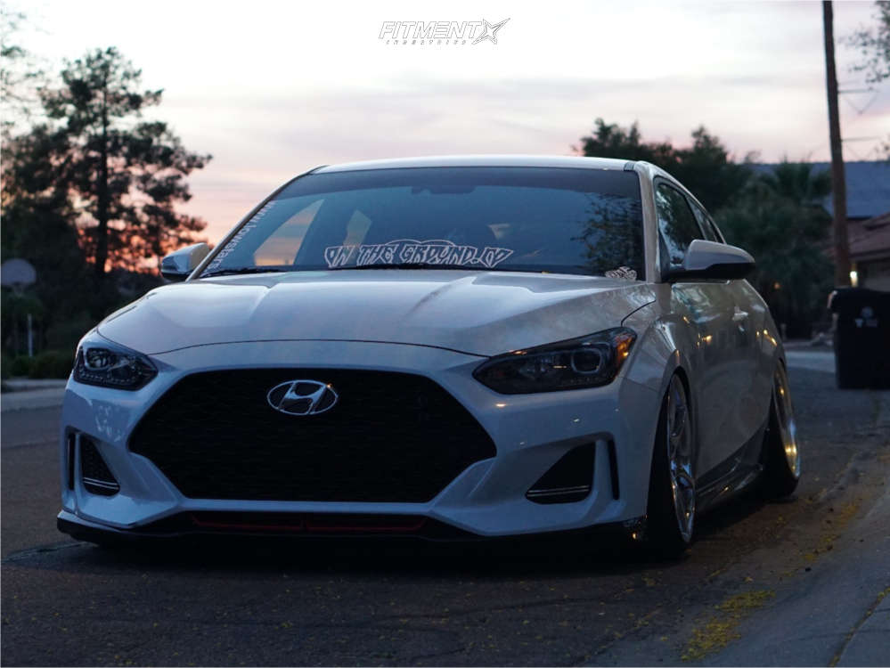 2020 Hyundai Veloster Turbo R-Spec with 18x9 WedsSport Bellona and ...