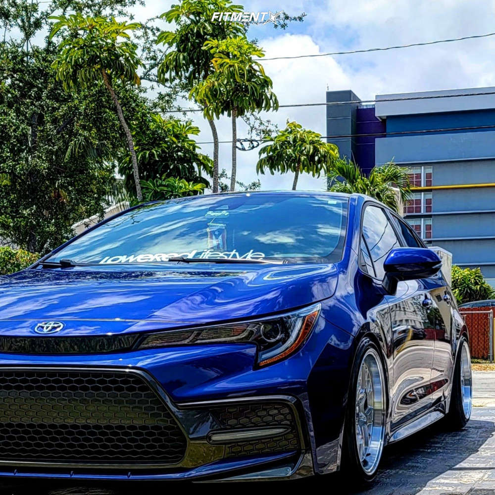 2020 Toyota Corolla SE with 18x9.5 ESR Cs11 and Dunlop 225x40 on ...