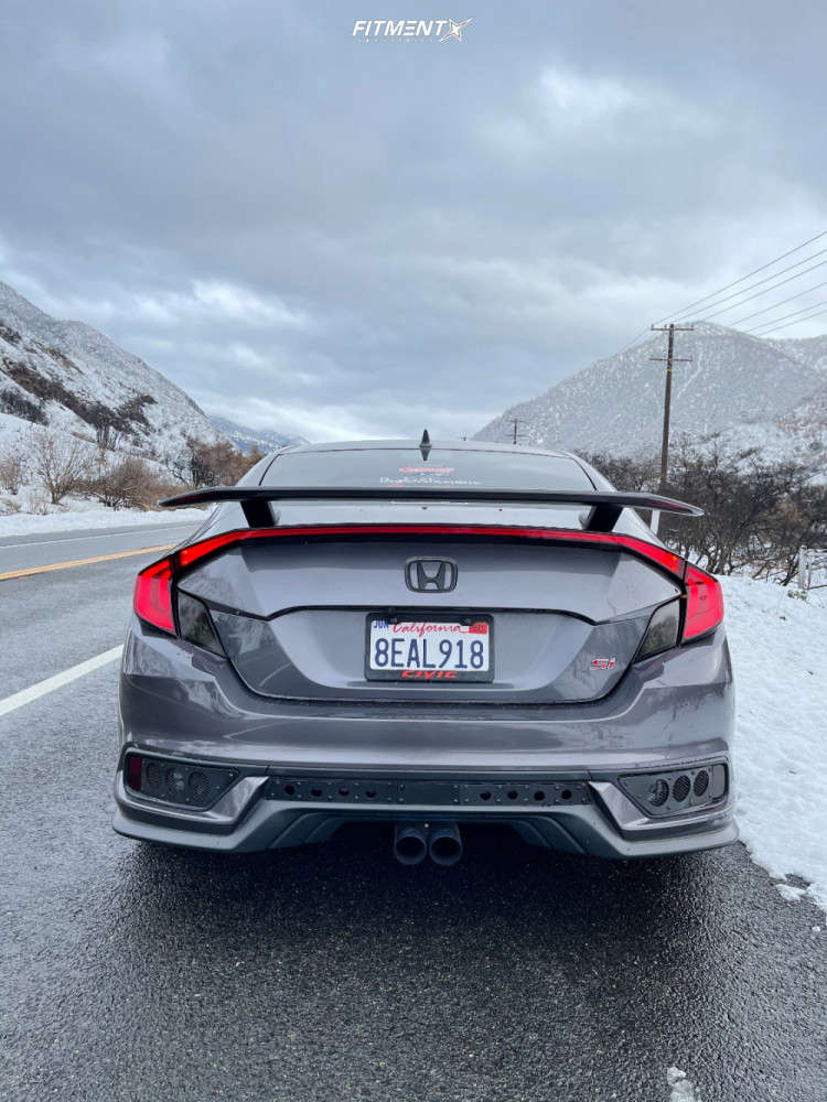 2018 Honda Civic Si with 18x9.5 Option Lab R716 and Firestone 245x40 on ...