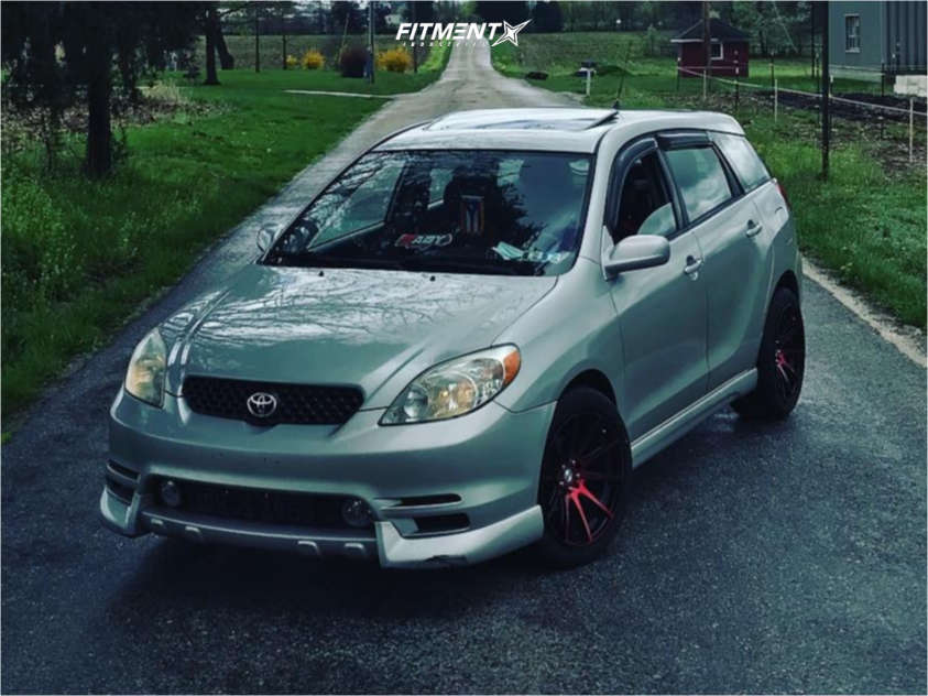 2003 Toyota Matrix XRS with 18x9 Shift Gear and Federal 275x35 on Stock ...