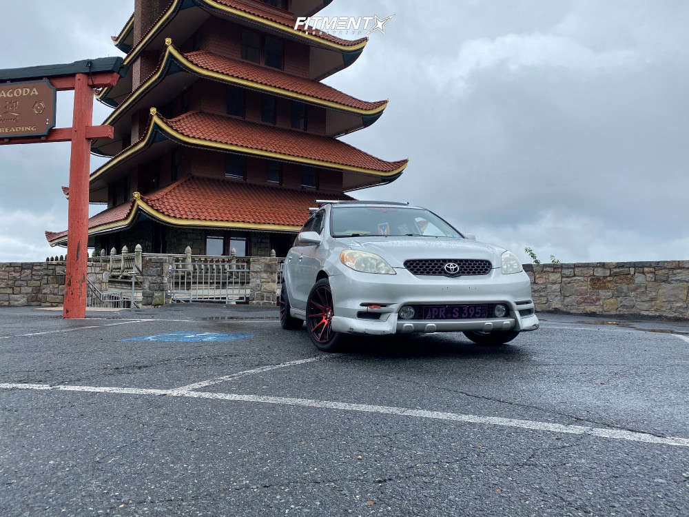 2003 Toyota Matrix XRS with 18x9 Shift Gear and Federal 275x35 on Stock ...