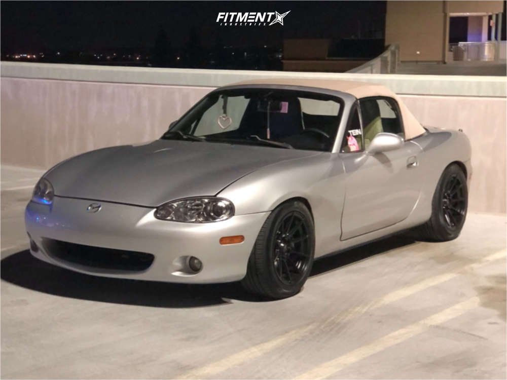 2005 Mazda Miata LS with 15x8 Advanti Racing Storm S1 and Hankook ...