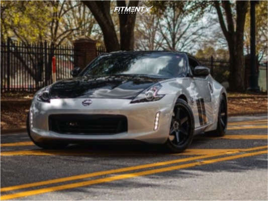 2020 Nissan 370Z Sport with 19x9.5 ESR Sr07 and Continental 255x40 on ...