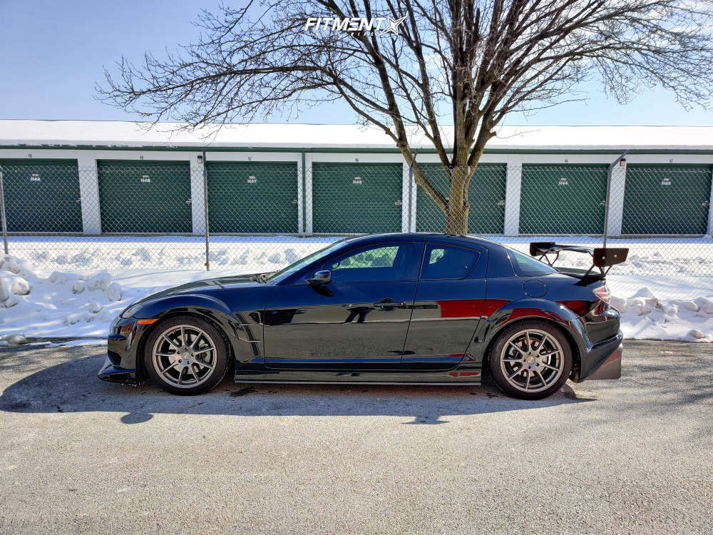 2007 Mazda RX-8 Base with 17x7.5 OZ Racing Omnia and Continental 225x45 ...