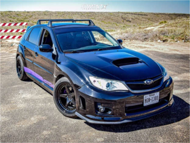 2014 Subaru WRX Base with 18x9.5 Aodhan Ds05 and Federal 255x40 on ...