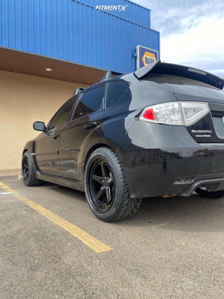 2014 Subaru WRX Base with 18x9.5 Aodhan Ds05 and Federal 255x40 on ...