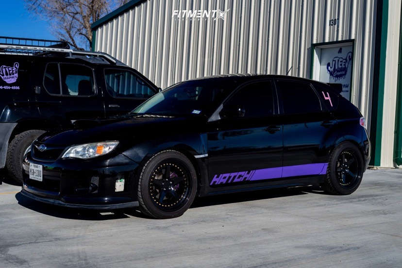 2014 Subaru WRX Base with 18x9.5 Aodhan Ds05 and Federal 255x40 on ...