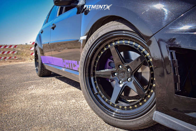 2014 Subaru WRX Base with 18x9.5 Aodhan Ds05 and Federal 255x40 on ...