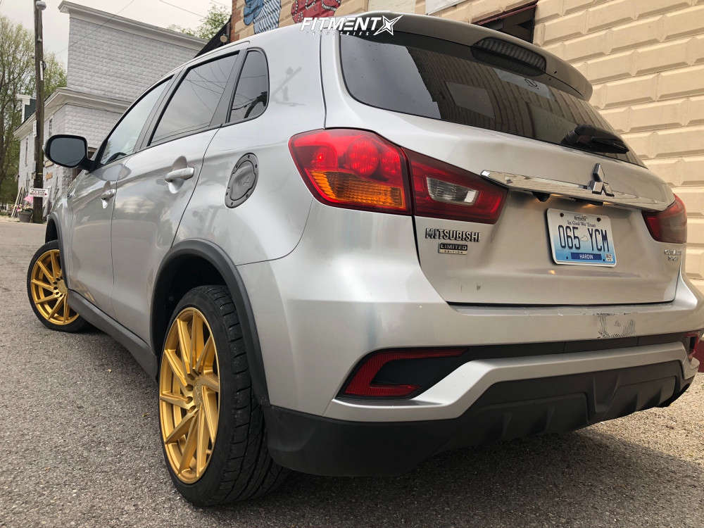 2018 Mitsubishi Outlander Sport LE with 18x8.5 F1R F21 and Nitto 225x45 ...