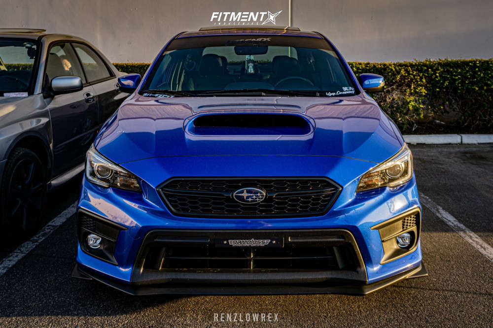 2019 Subaru WRX Limited with 18x8.5 Enkei Nt03m and Michelin 245x40 on ...